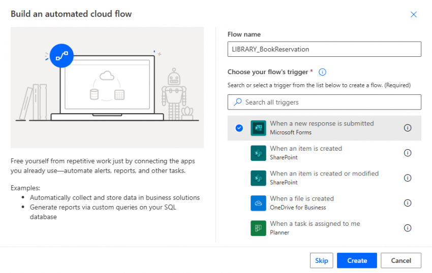 Processing an MS Form with PowerAutomate – Bruno Peytour