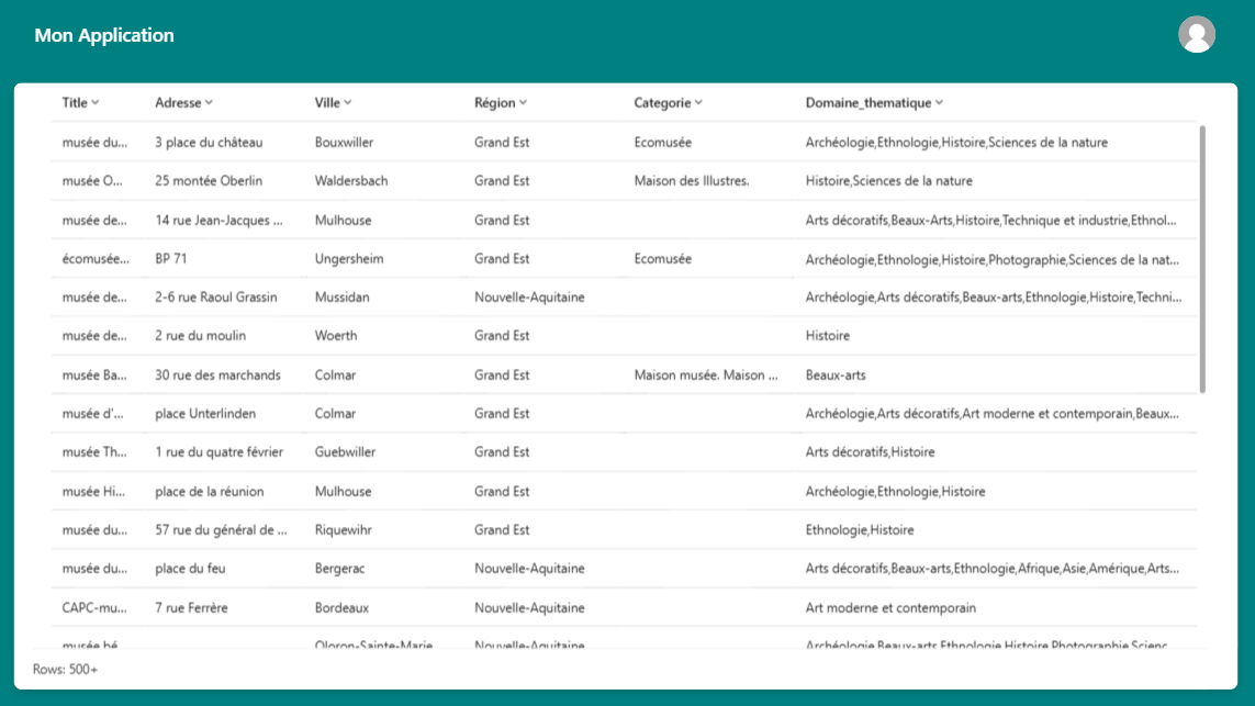 Créer une page PowerApps avec une Table - Bruno Peytour
